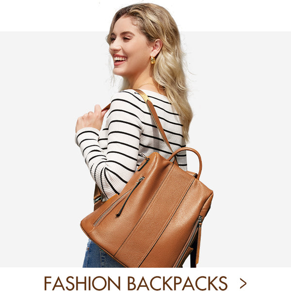 S-ZONE: Leather Backpacks & Handbags for Men & Women