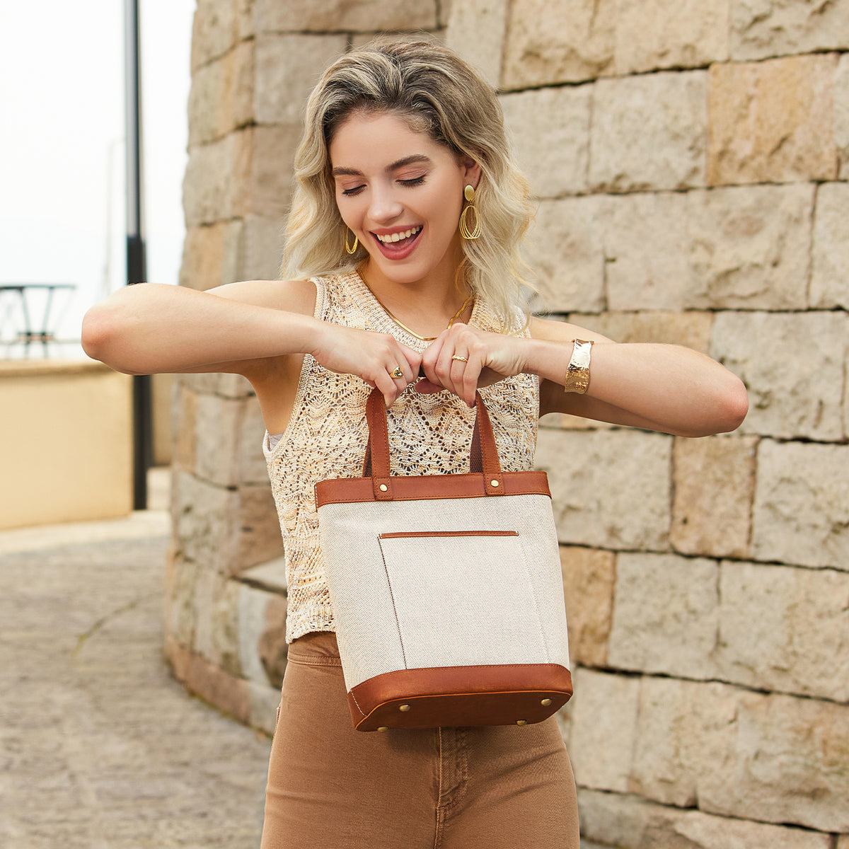 S-ZONE: Leather Backpacks & Handbags for Men & Women